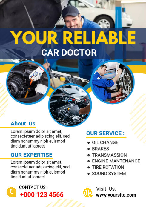 Car repair flyer Template | PosterMyWall