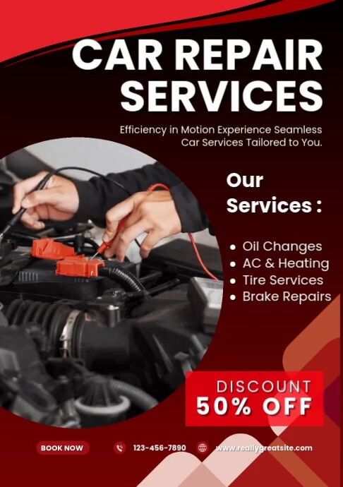 Car Repair Services Template | PosterMyWall