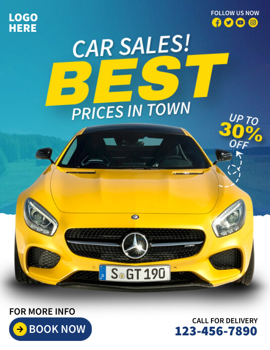 Car Sale Ads Template | PosterMyWall