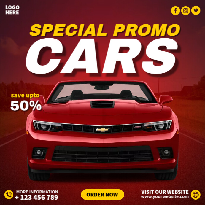 Car Sale Ads Template | PosterMyWall