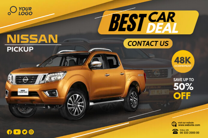 Car Sale Banner Ads Template | PosterMyWall