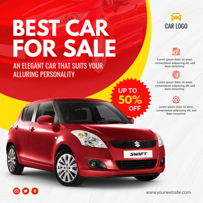 Car Sale Template | PosterMyWall
