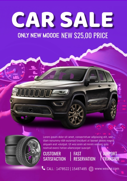 Car sale flyer Template | PosterMyWall