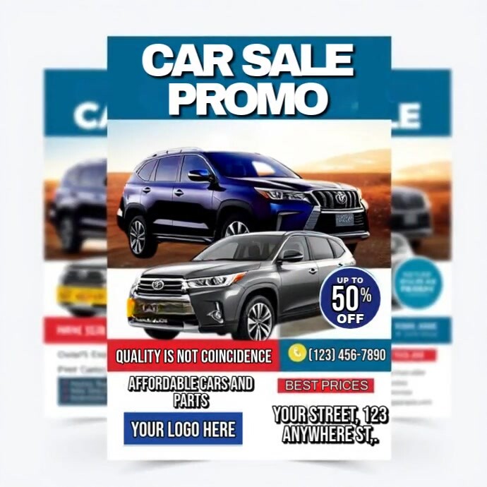 Copy of Car Sale Promo discount | PosterMyWall