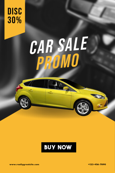Plantilla de Car Sale Promo Poster | PosterMyWall