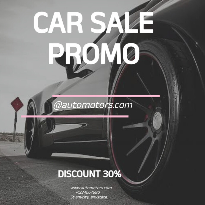 Car sales post Template | PosterMyWall