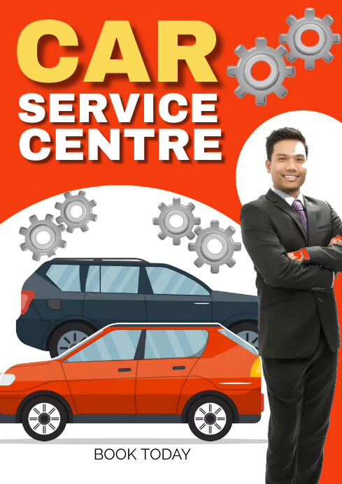 Car service centre A1 template | PosterMyWall