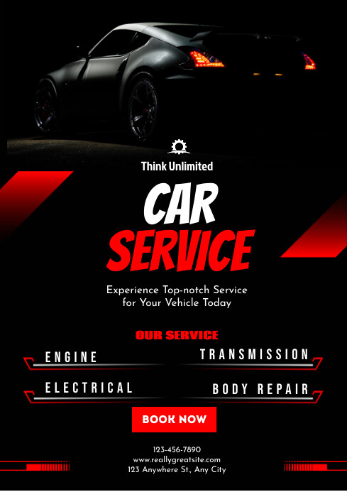 Copy of Car Service | PosterMyWall