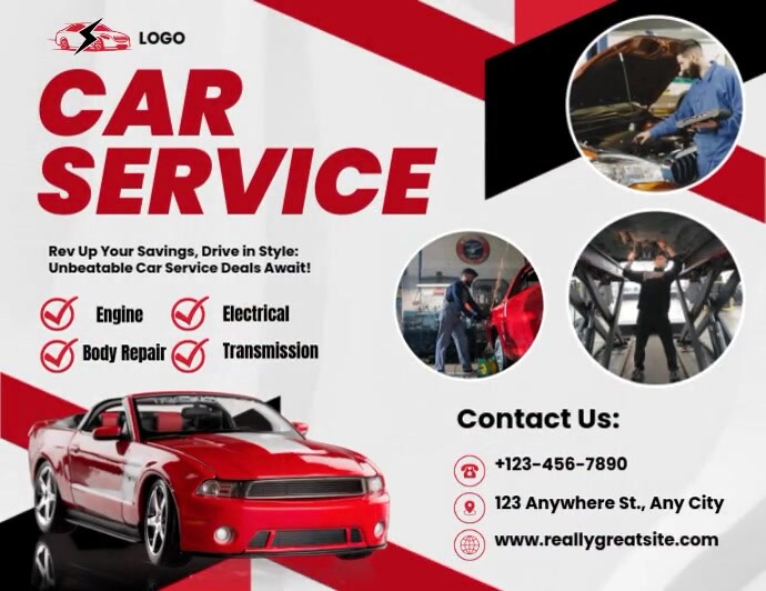 Copy of Car Service Flyer | PosterMyWall