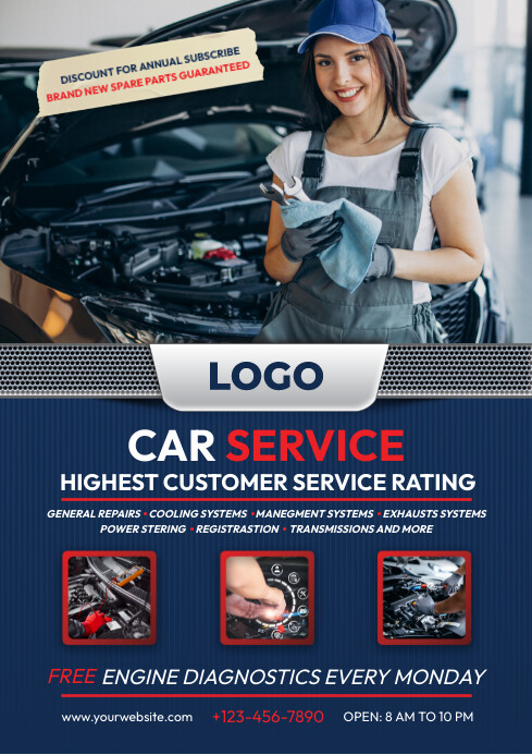 Car Service Flyer Template | PosterMyWall