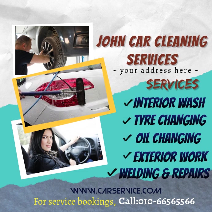 Car Service Poster for Instagram Template | PosterMyWall