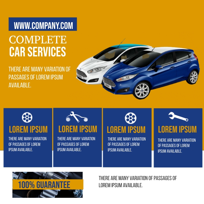 Car Services Template | PosterMyWall