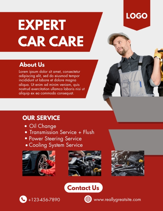 CAR SERVICING PROFESSION TEMPLATE | PosterMyWall