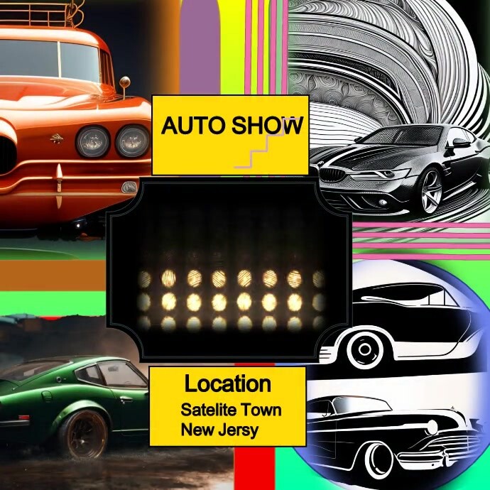Plantilla de CAR show, auto show,Car display | PosterMyWall