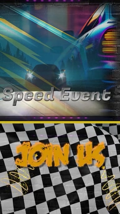 Copy of Car show, Racing Event,speed Race,auto race | PosterMyWall