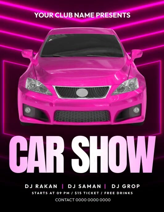 Modèle Car Show Ads | PosterMyWall