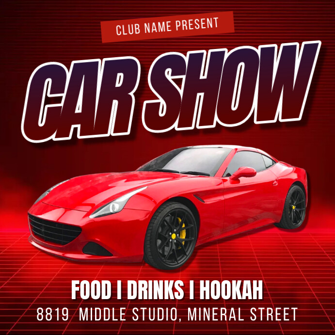 Modèle Car Show Ads | PosterMyWall