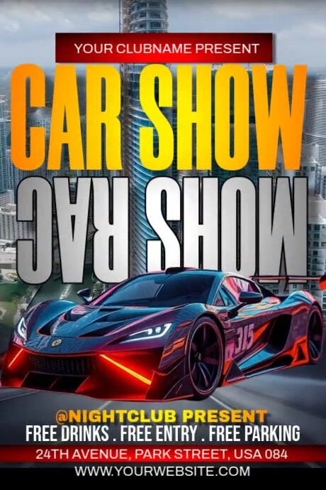 Car Show Ads Template | PosterMyWall