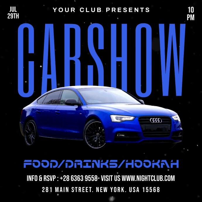Copy of Car Show Ads | PosterMyWall
