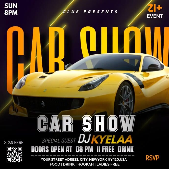 Modèle Car Show Ads | PosterMyWall