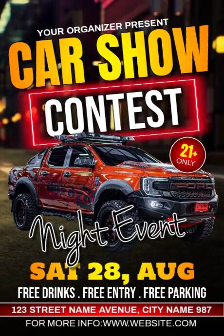 Car Show Ads Template | PosterMyWall