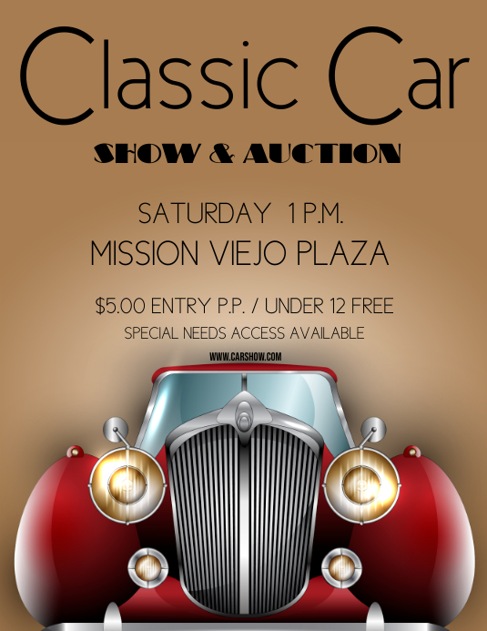 CAR SHOW Template | PosterMyWall