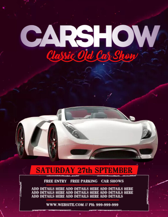 Car Show Design Template | PosterMyWall