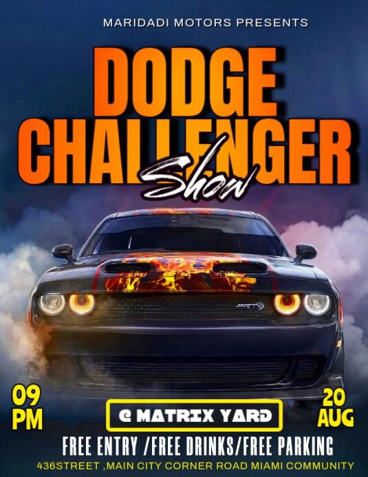 Plantilla de Car show | PosterMyWall
