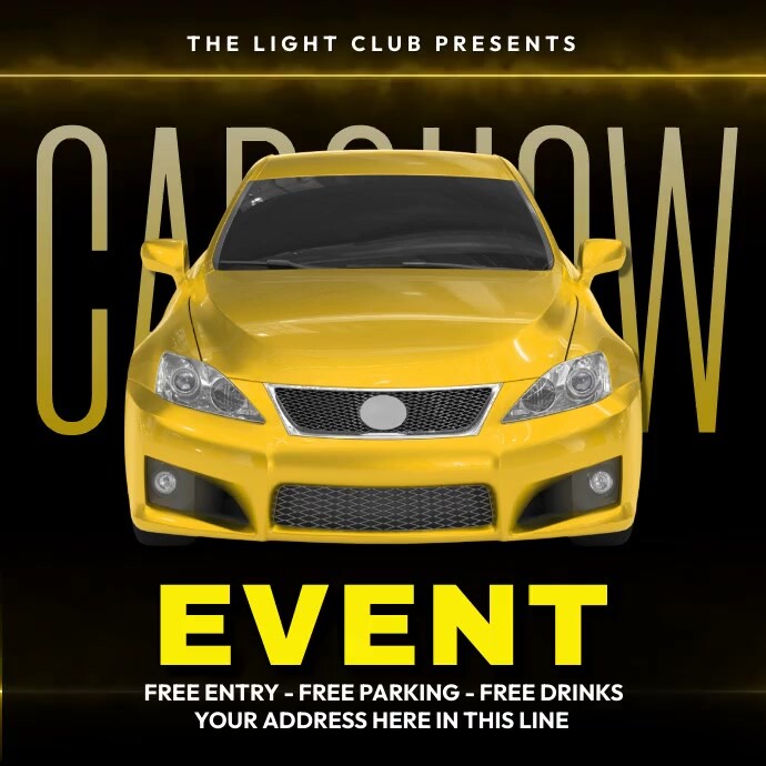 Plantilla de Car Show Event | PosterMyWall