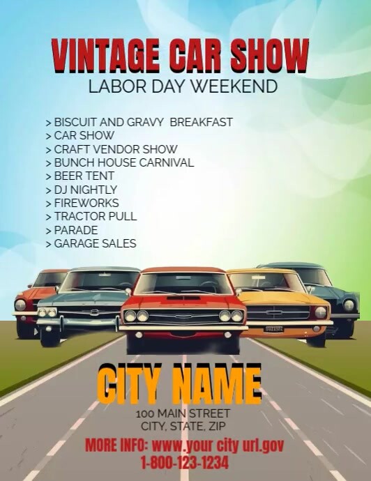 Car Show Event Template | PosterMyWall