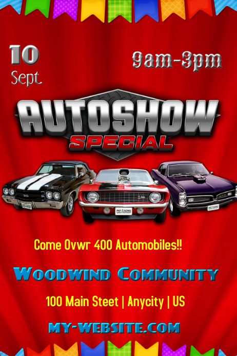 Car show event Template | PosterMyWall