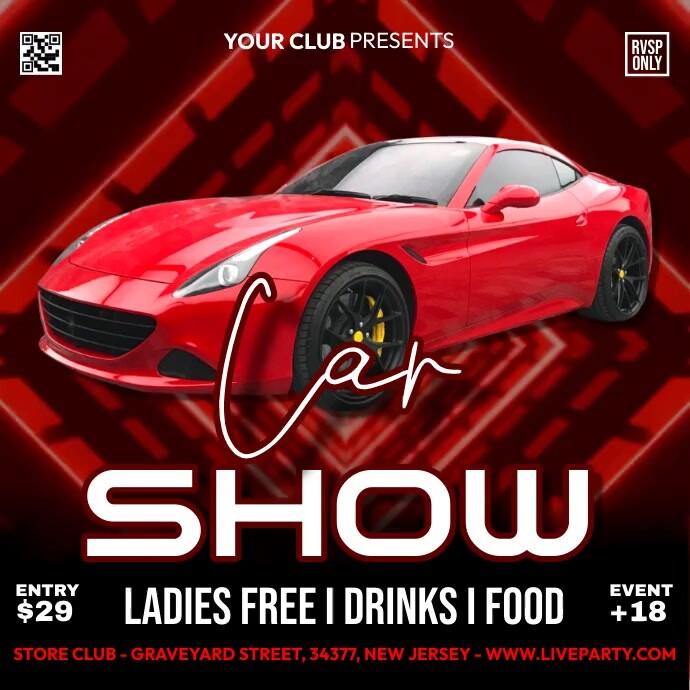 Car Show Flyer Ads Template | PosterMyWall