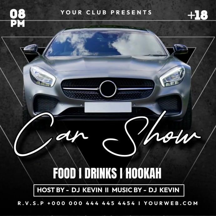 Plantilla de Car Show Flyer | PosterMyWall