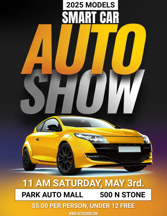Plantilla de CAR SHOW FLYER | PosterMyWall