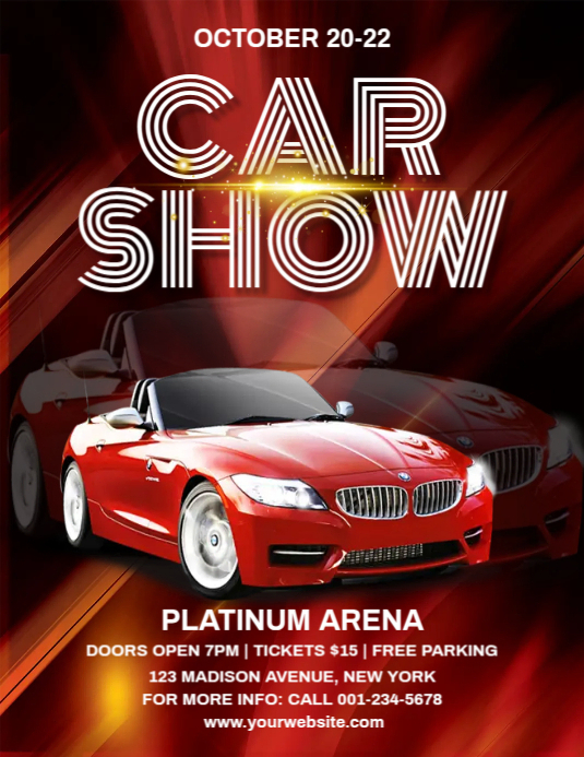 Car Show Flyer Template | PosterMyWall