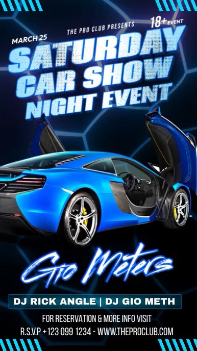 Plantilla de Car Show Party | PosterMyWall