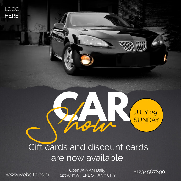 Car show poster Template | PosterMyWall