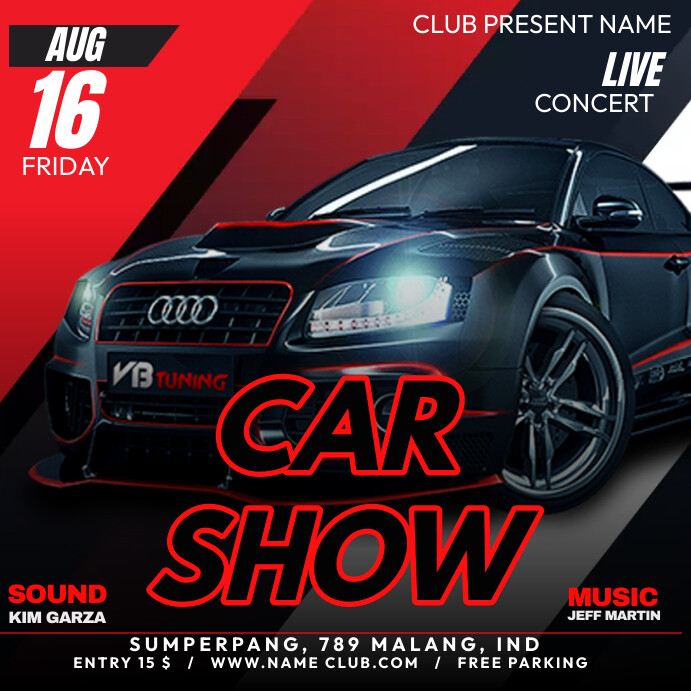 car show template | PosterMyWall