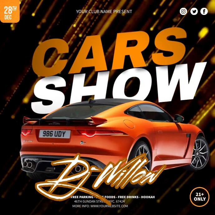 car show template | PosterMyWall