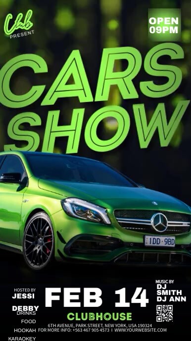 Plantilla de Car Show Template | PosterMyWall