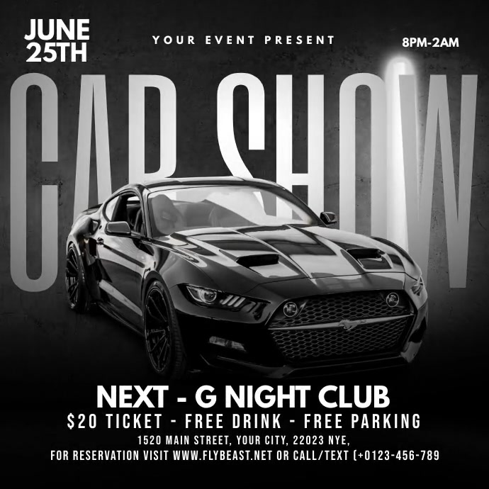 Car Show Template | PosterMyWall