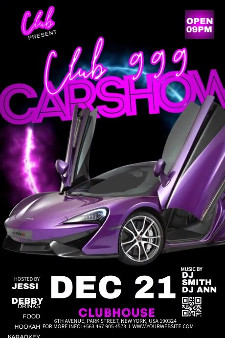 Car Show Template | PosterMyWall