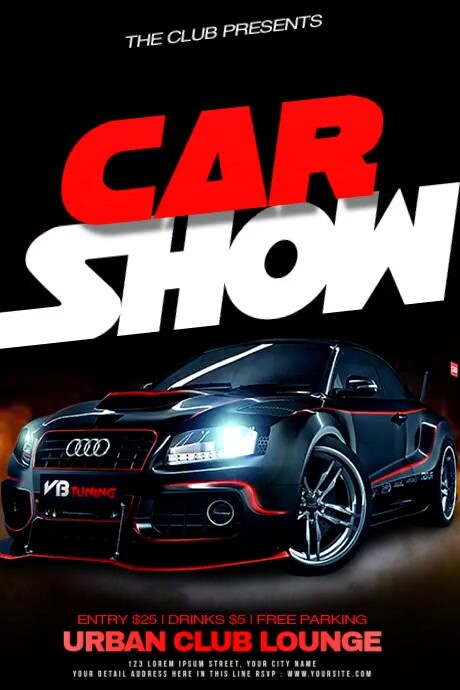 Plantilla de Car Show Video Ads | PosterMyWall