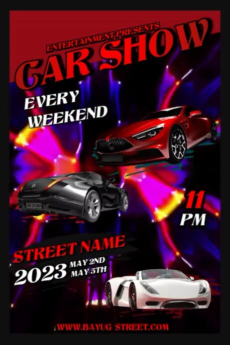 Car Show Video Ads Template | PosterMyWall