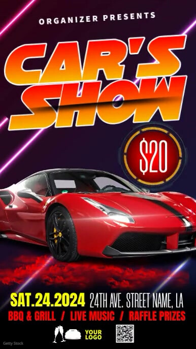 Car Show Video Template | PosterMyWall
