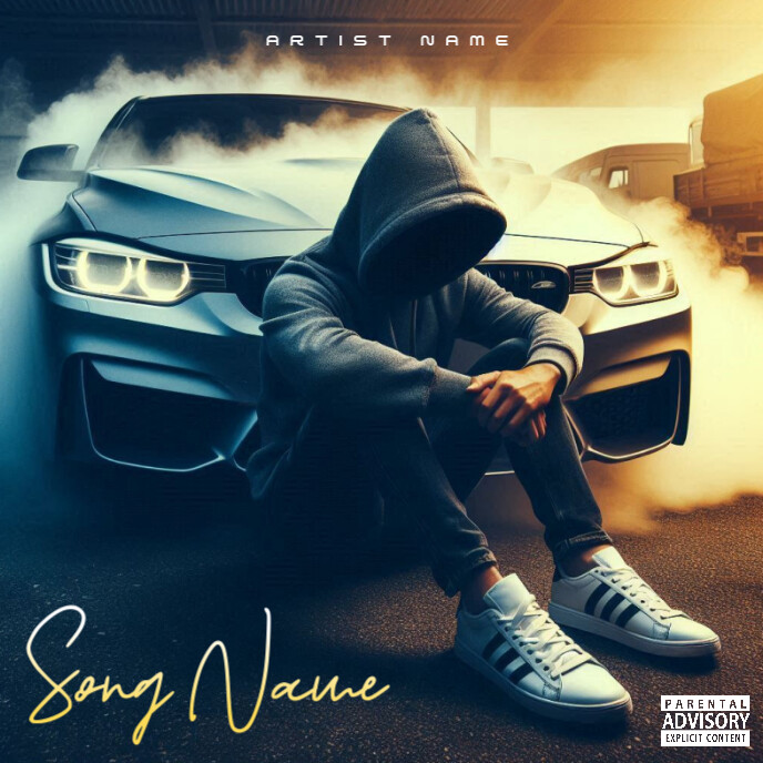 Plantilla de Car Song Mixtape Album Cover Artwork Album Cover ...