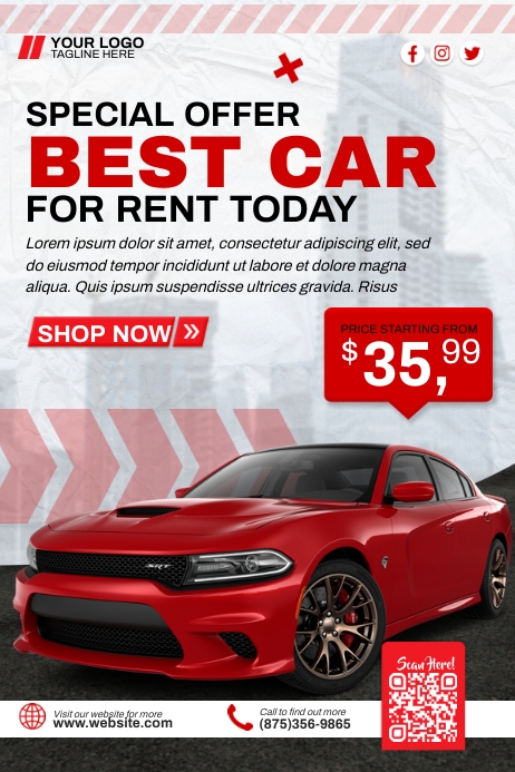 Car Special Offer Template | PosterMyWall