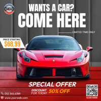Car Special Offer Template | PosterMyWall