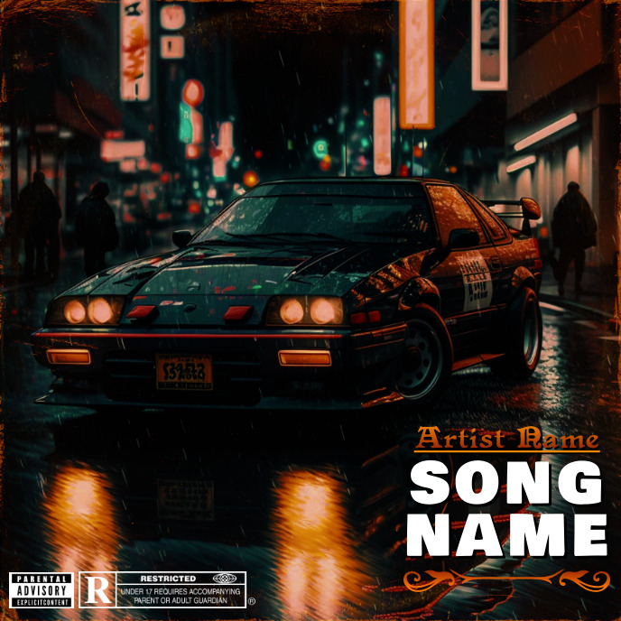 CAR spotify Cover Album trap mixtape music Template | PosterMyWall