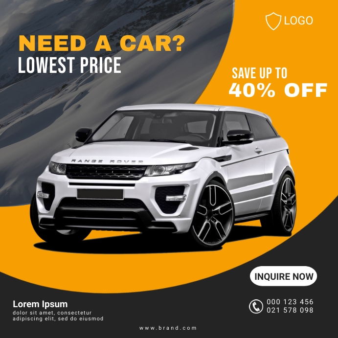 CAR SQUARE TEMPLATE.C | PosterMyWall